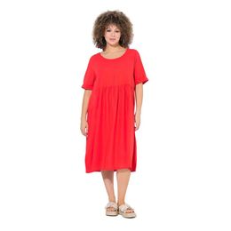 Ulla Popken Kleid in hellrot | Gr.: 62/64