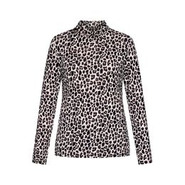 Betty Barclay Rollkragenshirt mit Stehkragen in Beige/Braun | Gr.: 36