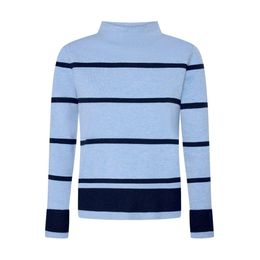 Betty Barclay Feinstrickpullover mit Stehkragen in Patch Blue/Dark Blue | Gr.: 48