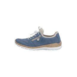 Rieker Morelia Low-Top-Sneaker mit Schn&uuml;rung Blau | Gr.: 36