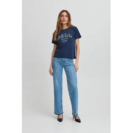Ball T-Shirt kurzarm BASATINO Regular fit in Sky Captain | Gr.: XXS