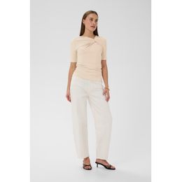 Soaked in Luxury T-shirt SLClara Slim fit in Oatmeal | Gr.: S
