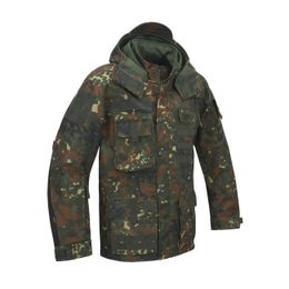 Brandit Herren Outdoorjacke "Brandit Herren Performance Outdoorjacket"flecktarn, Gr. XXL, mehrfarbig, 100% Polyester, Jacken