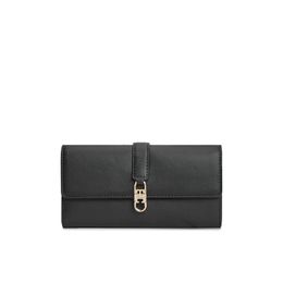 Tommy Hilfiger Damen Geldb&ouml;rse &raquo;TH LIBRE LARGE FLAP WALLET&laquo; Damen Portemonnaie, Geldbeutel in elganter Optik schwarz Einheitsgr&ouml;&szlig;e
