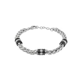 Police Herren Armband &raquo;Solaris&laquo; silber 22cm, Edelstahl