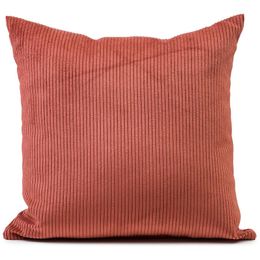 G&ouml;zze Dekokissen &raquo;Capri Cord&laquo; rot Polyester B/L: 60cm x 60cm, 1 Stk.