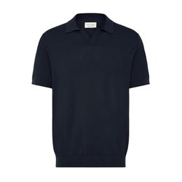 Casual Friday Poloshirt aus Feinstrick ' CFSona ' Herren Gr&ouml;&szlig;e L blau / dunkelblau