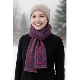 Damen Wollschal "Paisley", lila, Basic, Collezione Alessandro, unifarben, Polyacryl, Modet&uuml;cher, Made in Italy, modische Farbgebung