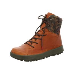 Think! THINK Damen Schn&uuml;rstiefelette "Think Stiefelette Nappaleder", Gr. 37, braun, Nappaleder, Schuhe