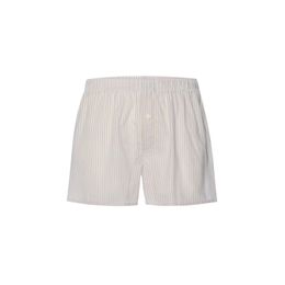 Hanro Boxer ' Fancy Woven ' Herren Gr&ouml;&szlig;e XL sand / wollwei&szlig;