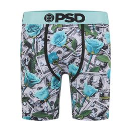 PSD Herren Boxershorts "PSD CASH & ROSES TEL", Gr. XXLmulti color, 88% Polyester, 12% Elasthan, Unterhosen