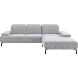 Home Affaire Ecksofa &raquo;Liora, L-Form mit verstellbarem Kopfteil, Breite 291 cm&laquo; klappbare Armlehne, Tonnentaschenfederkern&saugroboterfreundliche H&ouml;he 