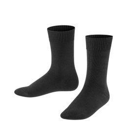 Falke Damen Socken "Comfort Wool", Gr. 31, schwarz, Obermaterial: 70% Schurwolle WV. 16% Polyamid PA. 12% Baumwolle CO. 2% Elasthan EL., glatt, Socken