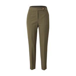 s.Oliver BLACK LABEL Pleated Pants female size 48 Olive