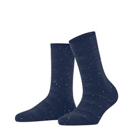 Falke Damen Socken "Sparkle Stripes", Gr. 39, blau, Obermaterial: 61% Wolle WO. 37% Polyamid PA. 2% Polyester PES., schimmernd, Socken