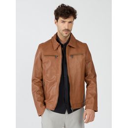 Mustang Herren Lederjacke "31021630", braun, Gr. XXXL, Obermaterial: 100% Lammleder / Innenfutter: 100% Baumwolle / &Auml;rmelfutter: 100% Polyester,