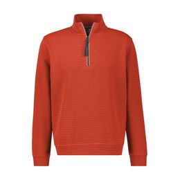 Lerros Herren Sweatshirt "Unifarbener Sweattroyer f&uuml;r Herren", rot, Gr. M, 90% Baumwolle, 10% Polyester, Sweatshirts