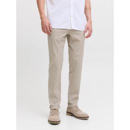 Jack & Jones Jack & Jones Herren Chinohose &raquo;JPSTMARCO JJFURY AKM&laquo; Baumwollmischung, slim fit beige 28, L&auml;nge 32