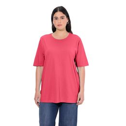 Ulla Popken Shirt in helles fuchsia | Gr.: 54-56