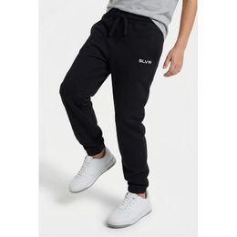 s.Oliver Junior Jungen s.Oliver Junior Jogginghose mit Schriftzug schwarz 146, N-Gr