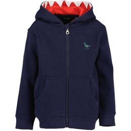 Blue Seven Jungen Sweatjacke "Sweatjacke", blau, Gr. 104, 100% Baumwolle, Sweatjacken