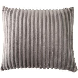 Kissenh&uuml;lle OTTO HOME, B:50cm L:50cm, grau, Polyester, Obermaterial: 100% Polyester, Kissenbez&uuml;ge, "Milara", 280g/m&sup2;, kuschelweich, Cordoptik,