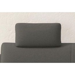 Sit & More Sofa-Kopfst&uuml;tze SIT & MORE, B:50cm H:25cm T:11cm, braun, Holzwerkstoff, Kopfst&uuml;tzen, "Panini", 2 St&uuml;ck im Set