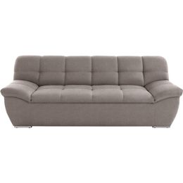 2-Sitzer DOMO collection, B:211cm H:76cm T:96cm, braun, Sofas, "Lagoa, moderne Sitzheftung, bequem & komfortabel, Breite 211cm", frei im Raum