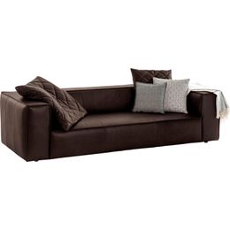 Sofakissen W.Schillig, B:60cm H:60cm, braun, Longlife Xtra-Leder Z69: Das feinnarbige, gedeckte Softleder Z69 besticht durch seine au&szlig;ergew&ouml;hnliche
