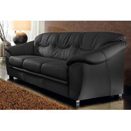 Sit & More 3-Sitzer SIT & MORE, B:198cm H:90cm T:90cm, schwarz, PRIMABELLE-Microfaser (100% Polyester);SOFTLUX/Struktur (Korpus in Kunstleder, Sitz und R&uuml;cken