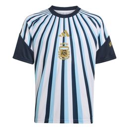 adidas Performance Trikot 'Argentinien 26 Pre-Match' Jungen Gr&ouml;&szlig;e 128 navy / hellblau / gold / wei&szlig;