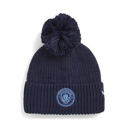 Puma Jungen Beanie "Manchester City Essentials Beanie Jugendliche", blau, Obermaterial: 100% Polyester. Unteres Futter: 100% Polyester, M&uuml;tzen