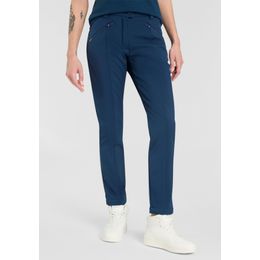 CMP Damen Softshellhose "WOMAN LONG PANT", blau, Gr. 36, Softshell, Obermaterial: 96% Polyester, 4% Elasthan. Futter: 100% Polyester, Hosen, mit