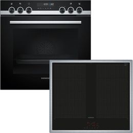 Siemens Elektro-Herd-Set "PQ521VA2ZM", schwarz, Herdsets, Gelingsichere cookControl30 & anpassungsf&auml;hige varioInduktion