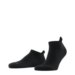 Falke Herren Sneakersocken "Cool Kick", schwarz, Gr. 37, glatt, Obermaterial: 81% Polyester PES. 19% Polyamid PA., Socken