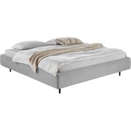 Polsterbett Home Affaire, B:175cm H:40cm L:235cm, grau, 94% Polyester, 6% Nylon, Betten, "Lumira, rahmenhohes Design & wahweise &Uuml;berl&auml;nge", inkl.