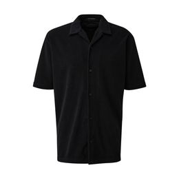 QS Button Up Shirt male size M Black