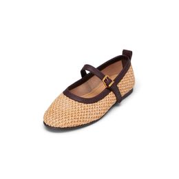 Marc O'Polo Marc O'polo Ballerina 'Gina' Damen Gr&ouml;&szlig;e 41 beige / braun Sommerschuhe