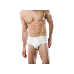 Schiesser Sportslip mit Eingriff Feinripp in Wei&szlig; | Gr.: 9