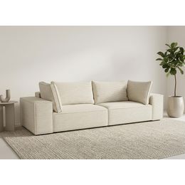 Big-Sofa TRENDS BY HG, B:312cm H:83cm T:103cm, beige, 92% Polyester;8% Nylon, Sofas, "Conor XXL, B: 312cm, Liegefl&auml;che: 138x 238cm, in Cord und