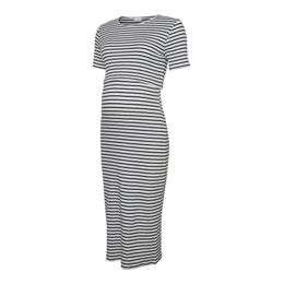 MAMALICIOUS mama licious Kleid in Light Grey Melange | Gr.: XXL