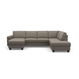 Wohnlandschaft OTTO HOME, B:309cm H:81cm T:213cm, braun, Luxus-Microfaser (100% Polyester);Struktur fein (100% Polyester);Luxus-Microfaser weich (9&szlig;%