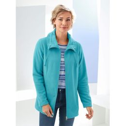 Sieh an! Fleece-Jacke in aqua | Gr.: 48