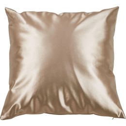 Dekokissen done., B:50cm L:50cm, beige, Obermaterial: 50% Polyamid, 50% Polyurethan, Dekokissen_Sitzkissen_Kissenh&uuml;llen, "Cosmo", Futuristisch
