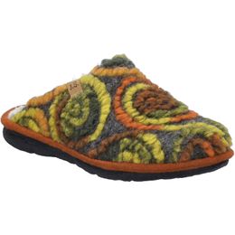 Josef Seibel Damen Hausschuh "Lille 09, orange-multi", Gr. 36, orange, Obermaterial: 100% Textilmaterial TEXMAT., Schuhe