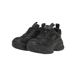 Buffalo Damen Sneaker "Buffalo RIDR ONE - VEGAN NAPPA/MESH", Gr. 37, schwarz, Polyurethan, unifarben, Schuhe