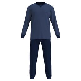 Tom Tailor Pyjama Nevada in blau-mittel-Ringel | Gr.: 52