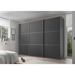 Schwebet&uuml;renschrank STAUD, B:280cm H:222cm T:68cm, schwarz, Holzwerkstoff, Schr&auml;nke, "Includo, kurze Lieferzeit: "Premium Variante in Wei&szlig; in 249cm