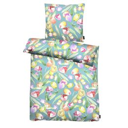 Bettw&auml;sche Apelt, bunt, Satin, Obermaterial: 100% Baumwolle, Bettw&auml;sche, "Tulip", Bettw&auml;sche-Set mit Rei&szlig;verschluss, Baumwoll-Satin, Digitaldruck