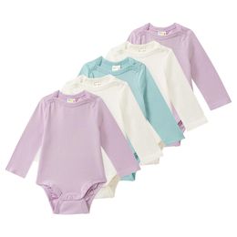 Topomini 5 Baby Bodys im Farb-Mix